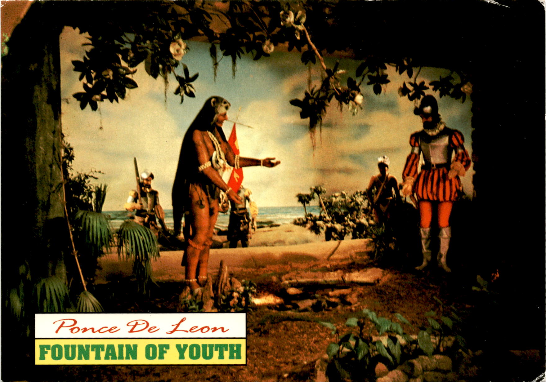 Discover Fountain of Youth with Ponce De Leon! postcard - Online ...