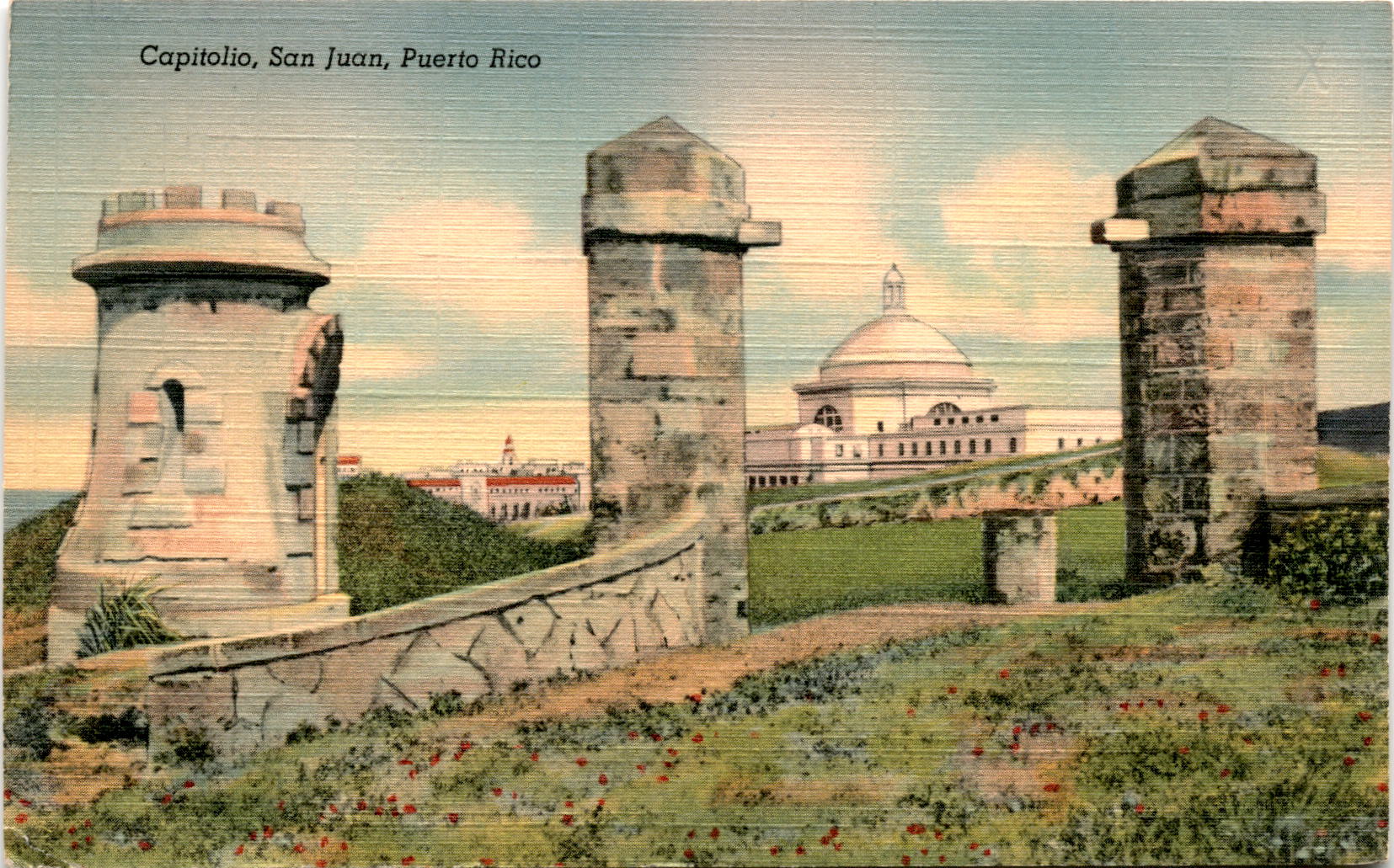 Capitolio San Juan Puerto Rico old and modern architecture gleaming ...