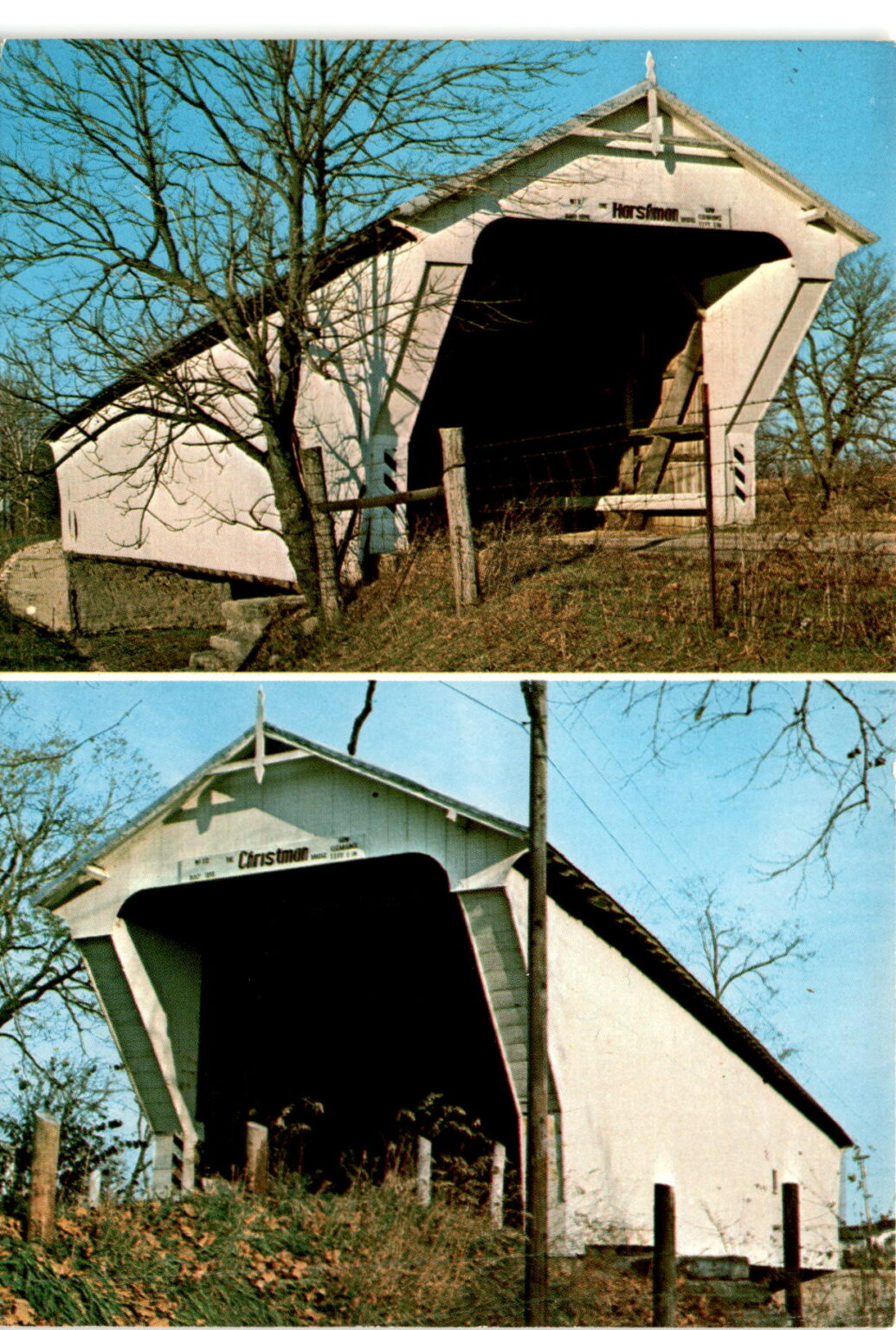 Preble County, Ohio, Harshman Covered Bridge, Christman Covered ...