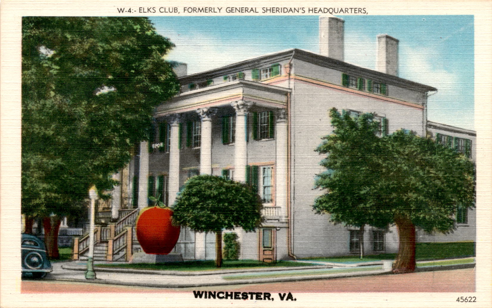 Elks Club, Winchester, Virginia, General Sheridan, headquarters ...