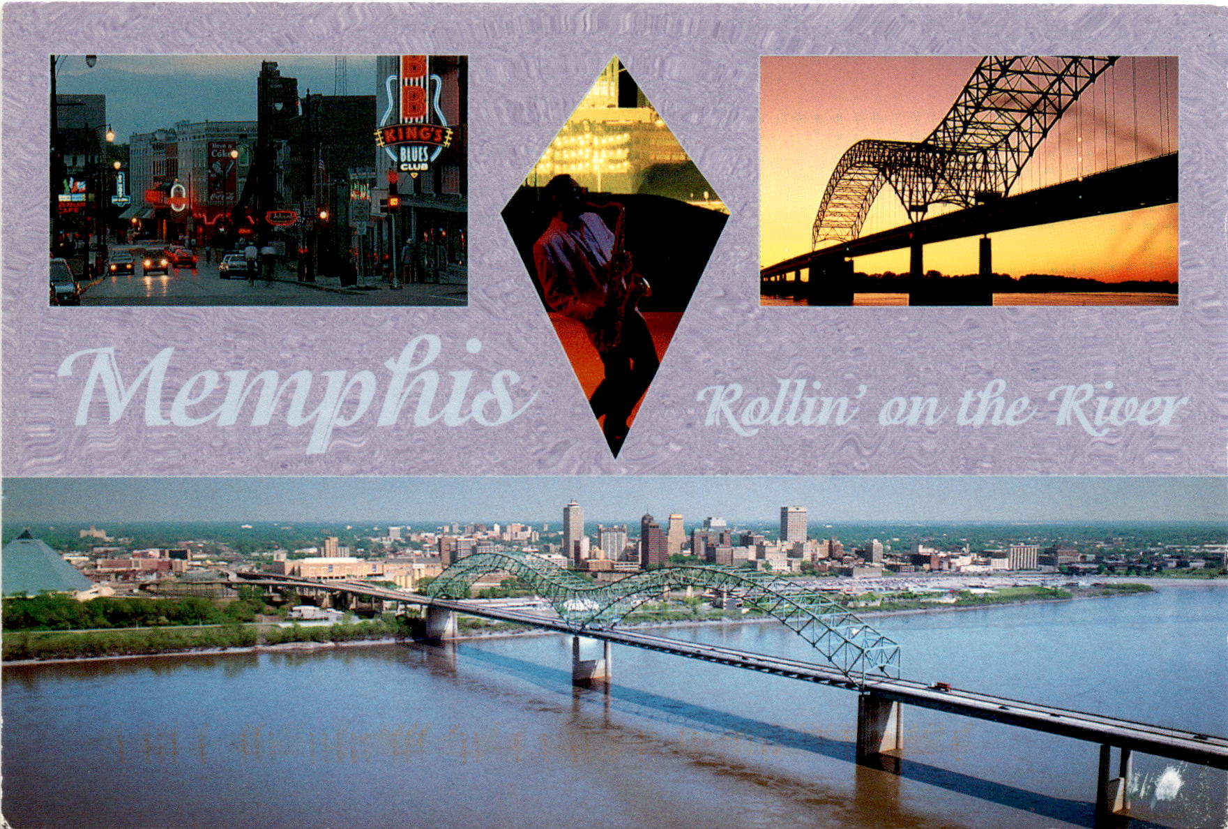 Memphis, Tennessee, Fourth Chickasaw Bluff, Mississippi River, Postcard ...