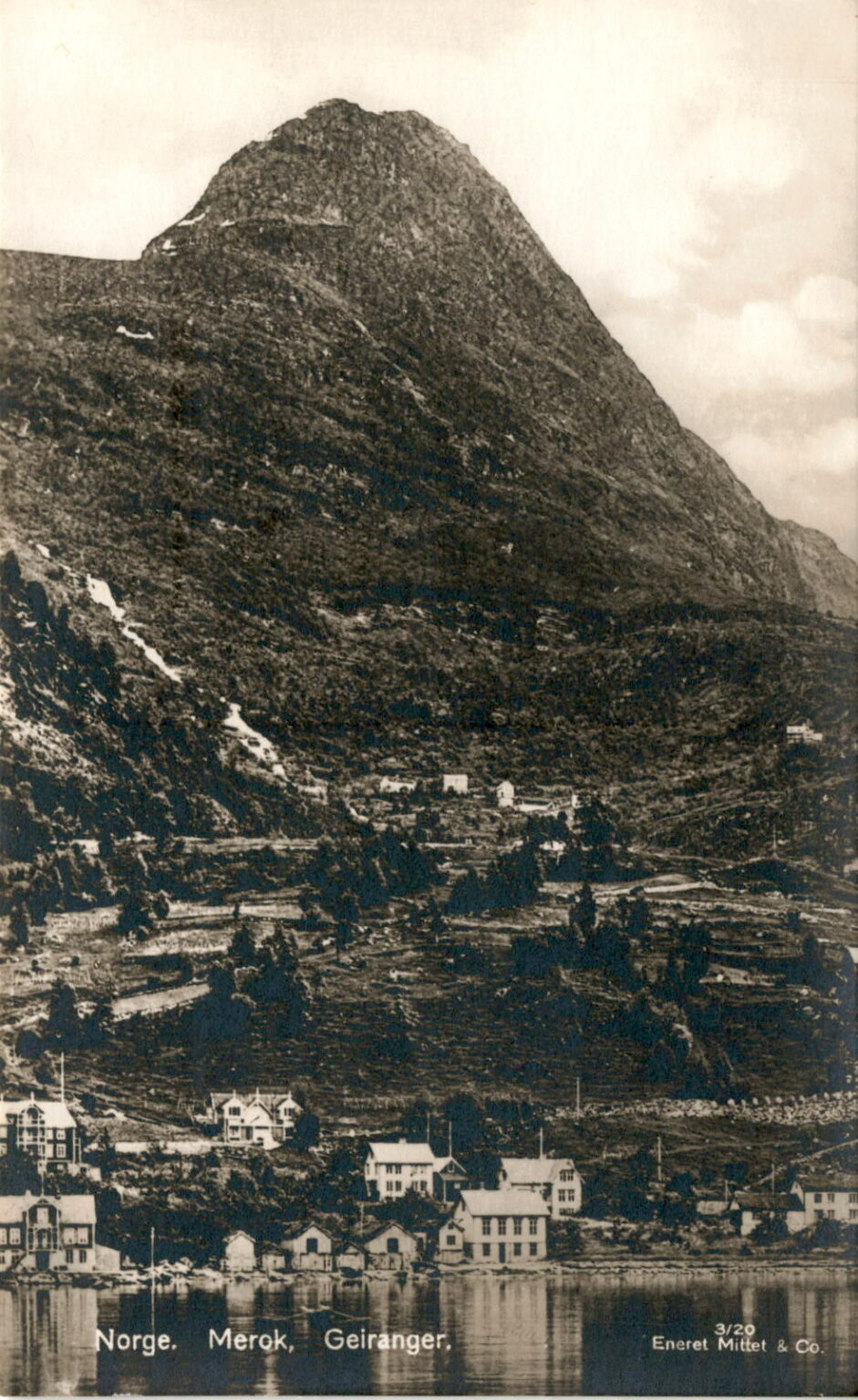 Norge, Merok, Geiranger, Eneret Mittet & Co. Postcard - Online Postcard ...