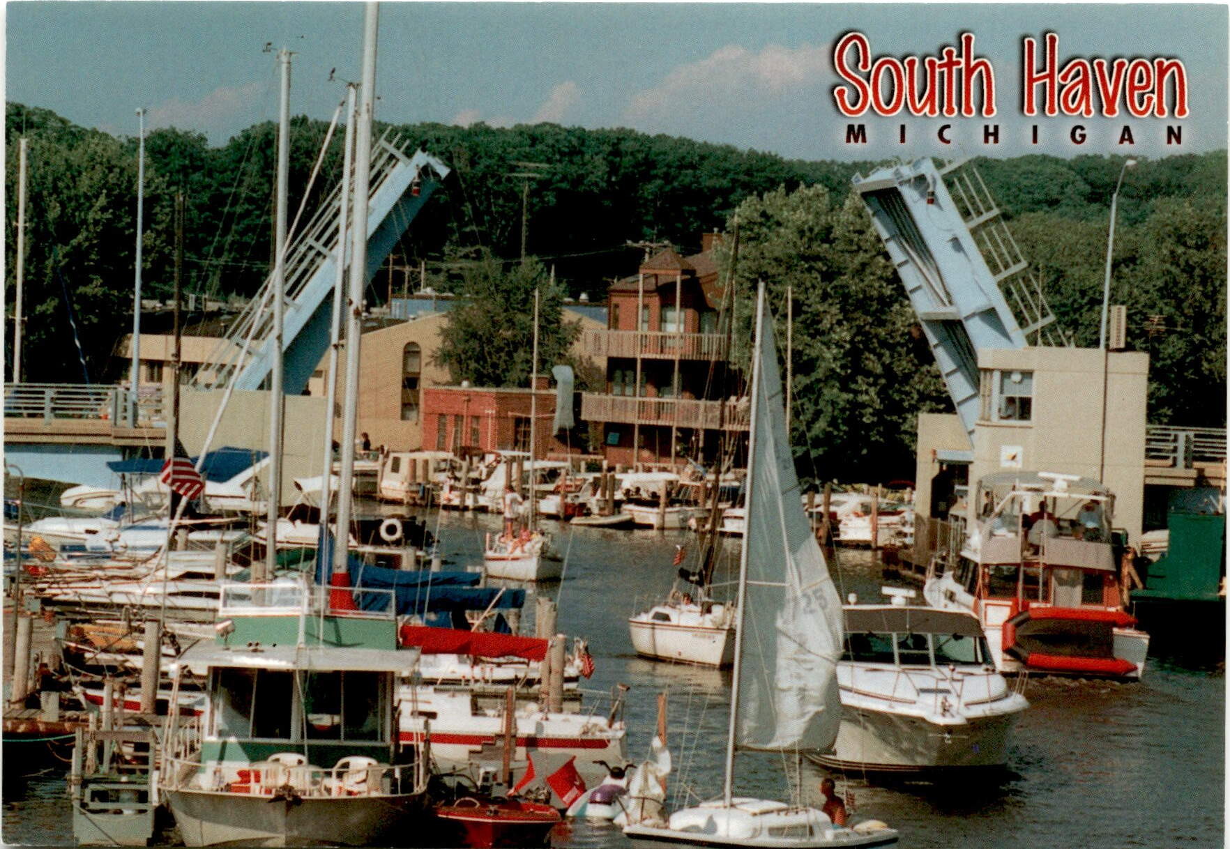 South Haven, Michigan, Black River, Grand Rapids, Randy Perrin Postcard ...