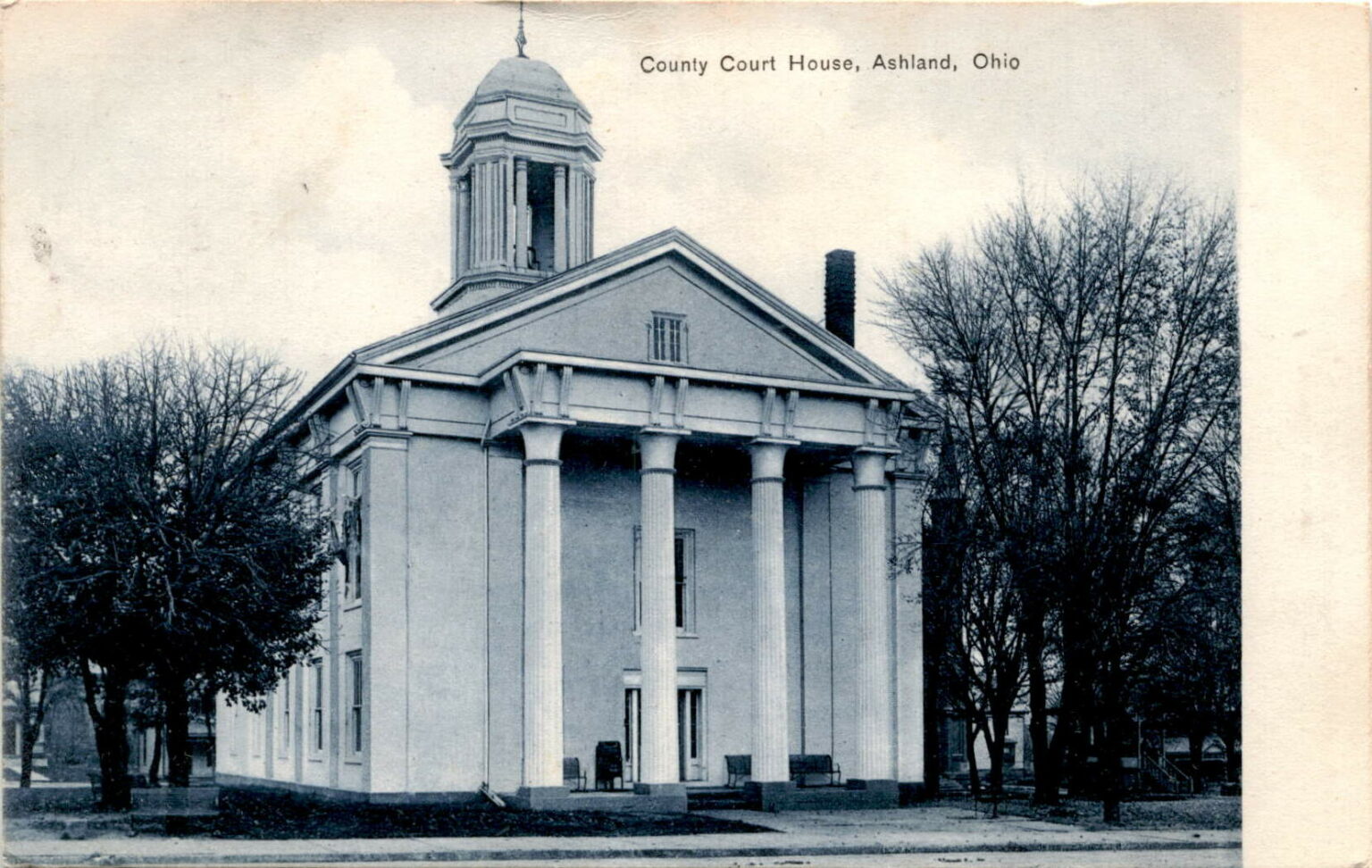 County Court House, Ashland, Ohio, Ricker & Roelle, Big Store, Postcard ...